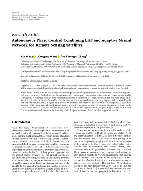 Pdf Autonomous Phase Control Combining Ekf And Adaptive Neural