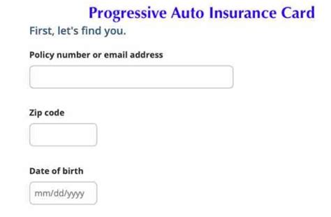 Progressive Auto Insurance Card Auto Loan Calculator