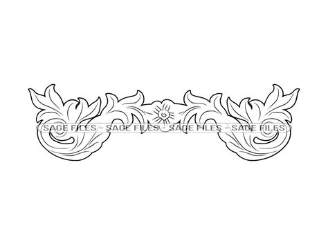 separator outline 6 svg separator svg decorative svg etsy