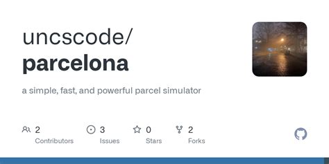 Github Uncscodeparcelona A Simple Fast And Powerful Parcel Simulator