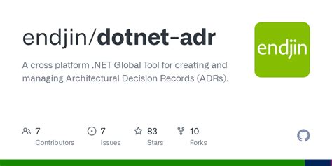 Github Endjin Dotnet Adr A Cross Platform Net Global Tool For