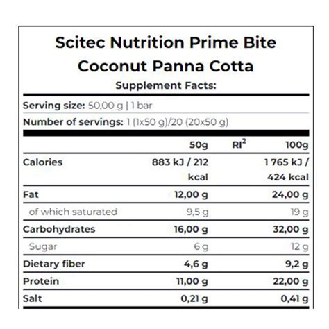 Buy Scitec Nutrition Prime Bite Protein Bar 50g 20pcs Hazelnut Cream
