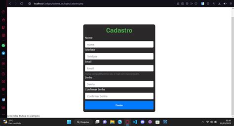 Github Viniritsusistemadelogin Sistema De Login Desenvolvido Com Php E Mysql