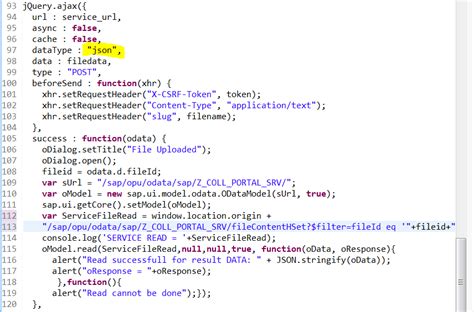 Solved Sapui5 Upload File Response Content From Odata Iss Sap Community