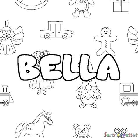Coloring Pages Names Bella 2025
