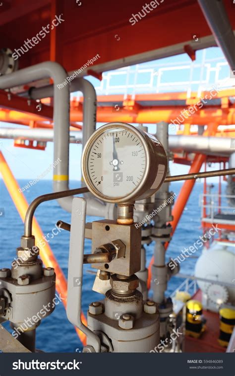 Closeup Manometer Measuring Gas Pressure Pipes Stock Photo Shutterstock