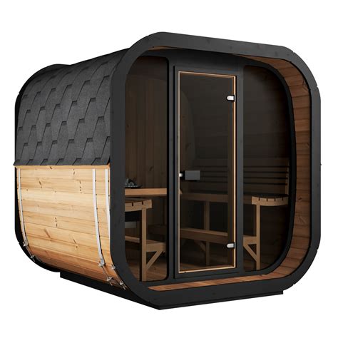 Cube Series Outdoor Home Sauna Kit Modern Spacious And Durable