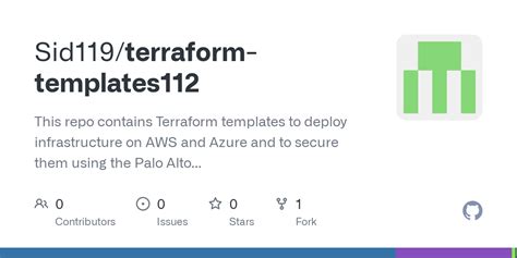 github sid119 terraform templates112 this repo contains terraform