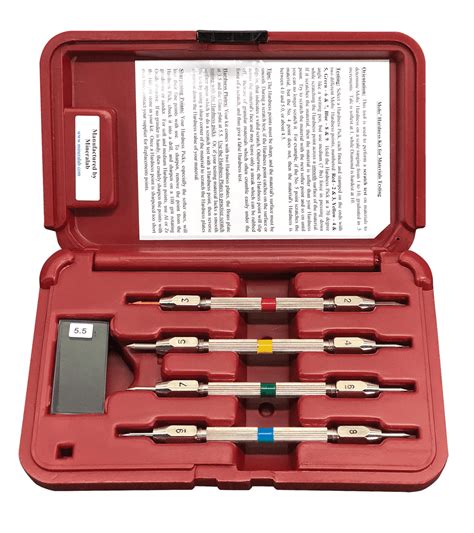 Mohs Concrete Surface Hardness Scratch Test Kit Runyon Surface Prep