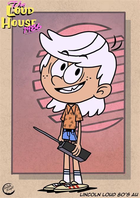 Lincoln Loud 80s Au Summer Fashion By Thefreshknight On Deviantart