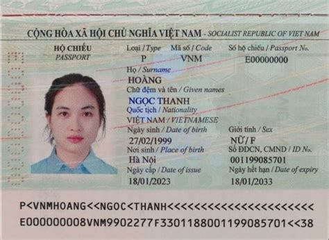 Id Vietnam Passport Mrz Passport Tape Verification Trustdochub