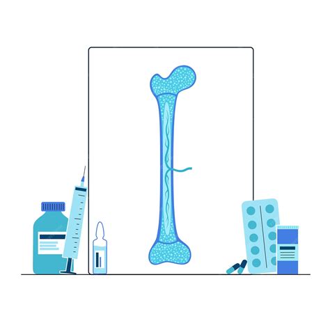 Premium Vector Bones Template Concept