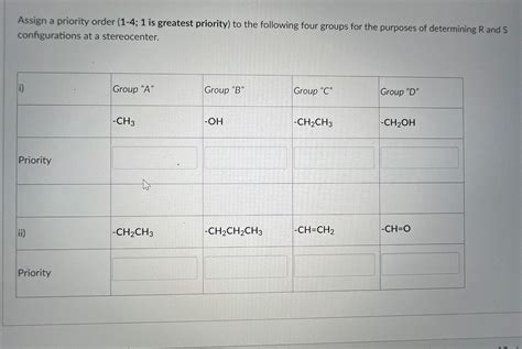 Solved Assign A Priority Order 1 4 1 ﻿is Greatest