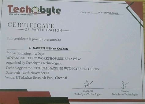 R Naveen Nithya Kalyan On Linkedin Cybersecurity Ethicalhacking