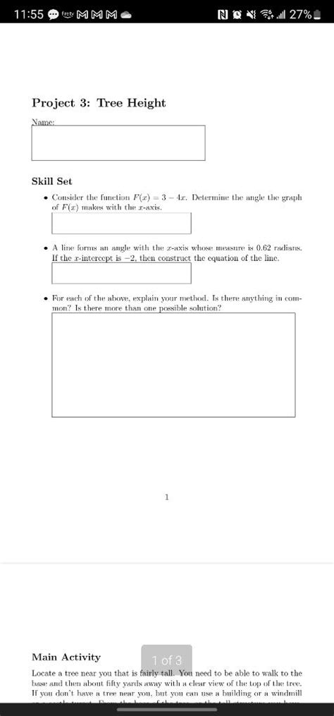 Solved Project Tree Height Skill Set Consider The Chegg