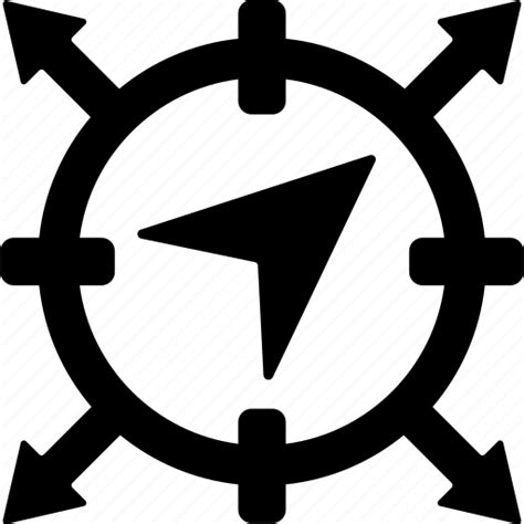 Navigation Map Pin Location Destination Gps Arrow Icon Download On Iconfinder