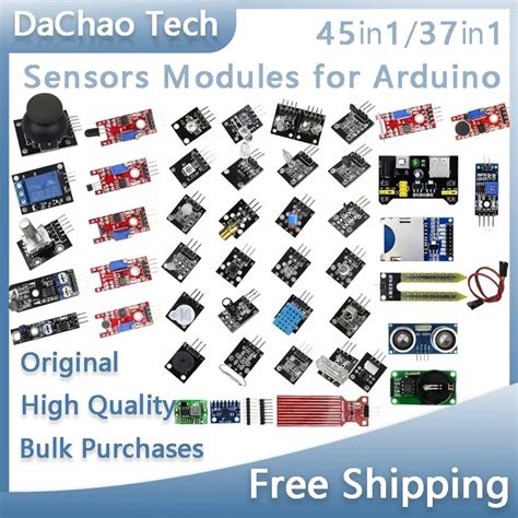 45 In 1 Sensors Modules For Arduino Starter Kit Better Than 37 In 1
