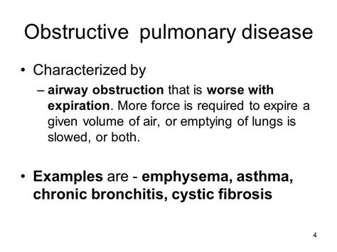 Pathophysiology Of Obstructive And Restrictive Lung Disease Artofit