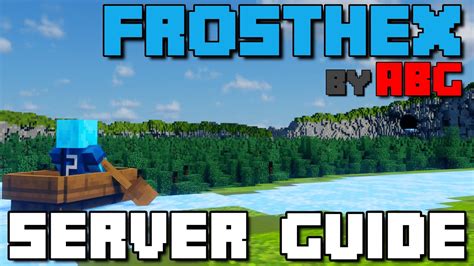 Minecraft Boat Racing Server Guide Frosthex Youtube