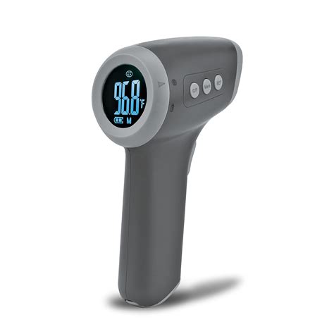 sunbeam hw f1 non contact digital infrared forehead thermometer with body and object modes