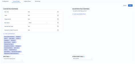 Add Custom Field Mapping Harness Developer Hub