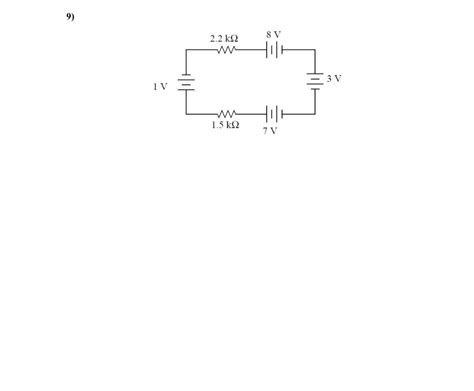 Solved Please Find All The Currents And Voltages Across Each