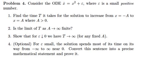 Solved Qualitative Ordinary Differential Equations Quiz On