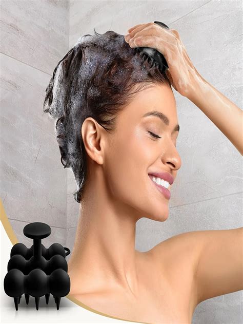 Silicone Scalp Massager Shampoo Brush Scalp Brush For Dandruff Removal Hair Scrubber Scalp