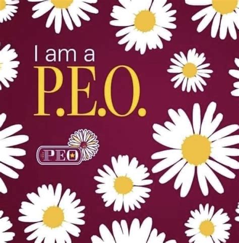 Peo With White Daisies On Red Background