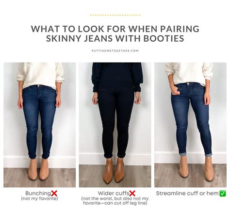 How To Wear Booties With Different Cuts Of Jeans