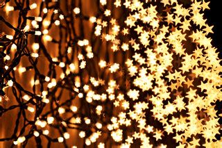 Wired Stars Christmas Lights With Some Nice Optical Effect Flickr