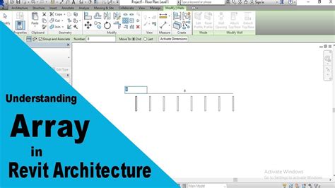 How To Array In Revit Architecture Understanding Array Tool In Revit Architecture Revit