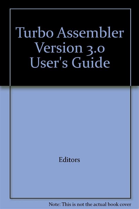 Turbo Assembler Version 30 Users Guide Amazonde Bücher
