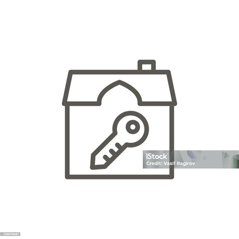 집 키 벡터 아이콘입니다 Ui 개념의 간단한 요소 그림입니다 집 키 벡터 아이콘입니다 부동산 개념 벡터 그림입니다 가정의 방에 대한 스톡 벡터 아트 및 기타 이미지 Istock