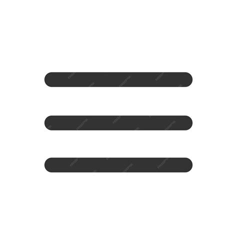 Premium Vector Minimal Set Of Hamburger Menu Flat Icons Menu Icons Vector Set Of Ui Design
