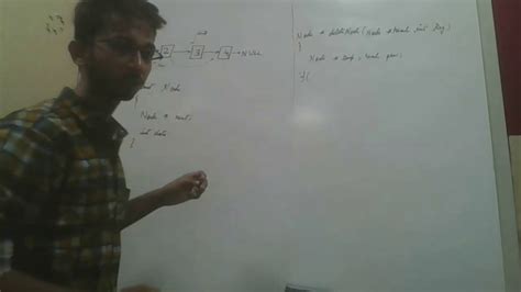 deletion of a node from a linked list youtube