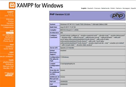 Homeredvi Xampp Работа под Windows