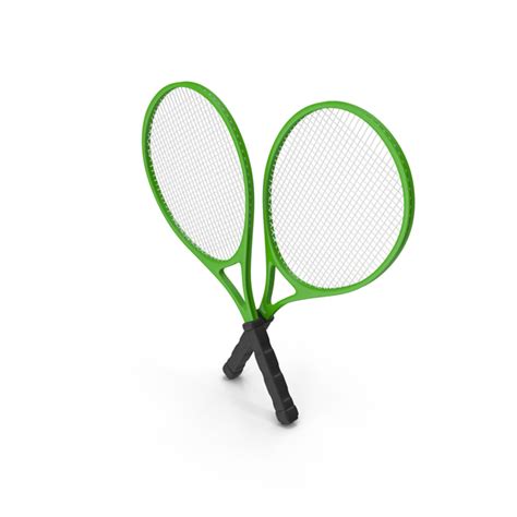 Green Tennis Racket Crossing Png Images And Psds For Download Pixelsquid S118771058