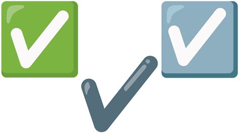 Check Mark Button Emoji At Fredia Mcintyre Blog