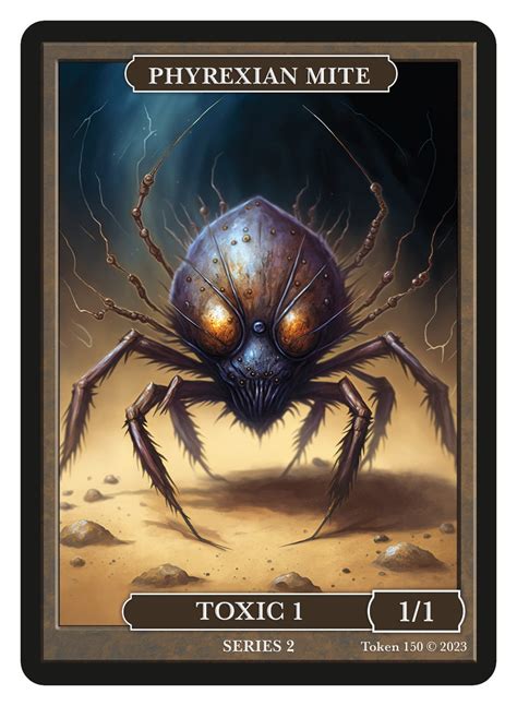 Phyrexian Mite Token Serie 2 Von Givememanas Tokens Magic The