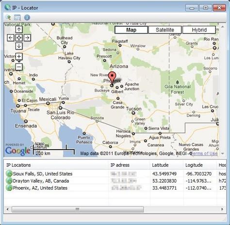 Locate IP Addresses On A Google Map With IP Locator Freewaregenius Com