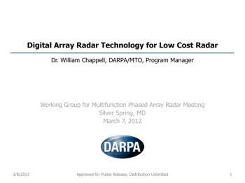 Digital Array Radar Technology For Low Cost Radar Flipbook By FlipHTML