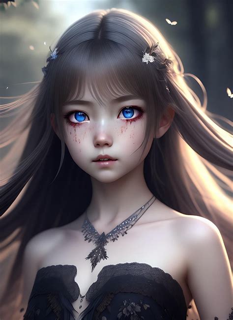 Ai 생성 여자 파란 눈 Pixabay의 무료 이미지 Pixabay