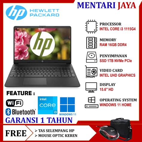 Jual Laptop Baru Hp Inci Intel Core I G Gb Tb Ssd Windows Home Shopee Indonesia