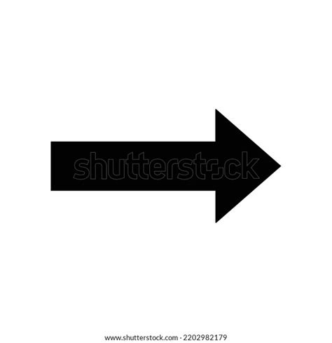 Arrow Icon White Background Stock Vector Royalty Free 2202982179 Shutterstock