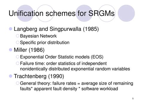 Ppt A Unified Scheme Of Some Nonhomogenous Poisson Process Models For Software Reliability