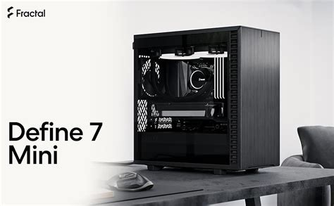 Fractal Design Define 7 Mini Black Brushed Aluminumsteel Micro Atx