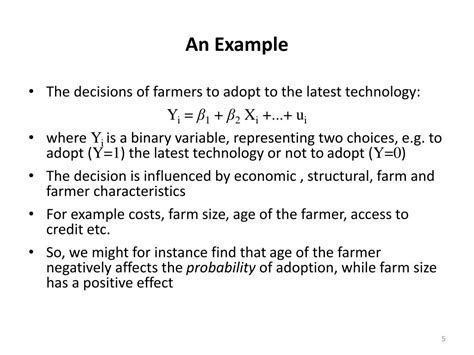 Ppt Binary Choice Models Powerpoint Presentation Free Download Id
