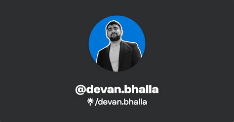 Devan Bhalla Instagram Linktree
