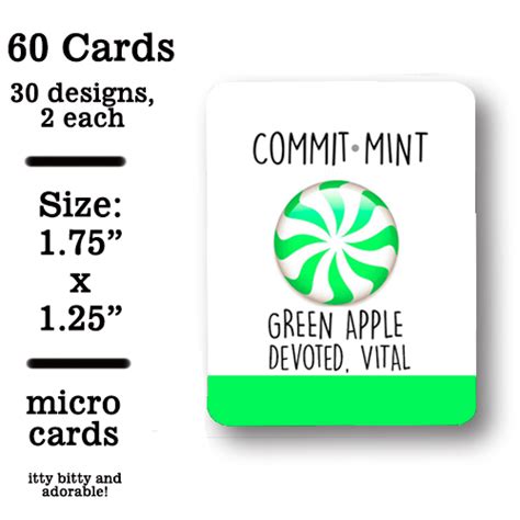 Mo Mints Mini Cards